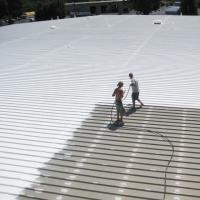 China Metal Roof Waterproof Coating Clear Acrylic Elastomeric Paint Spray / Brush Method for sale