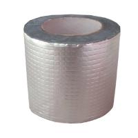 China Waterproof Aluminum Butyl Rubber Tape For Pipe Metal / RV Awning / Roof Leak for sale