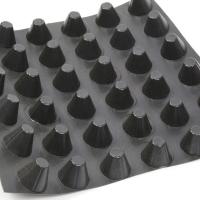 China High Density Polyethylene HDPE Drainage Board 4.0mm Thickness For Water Management for sale