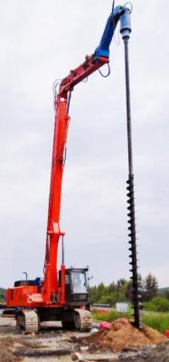 China 2-30 Ton Excavator Earth Auger Hydraulic Earth Drill with Q345B Material and 150mm-1500mm Diameter Range for sale