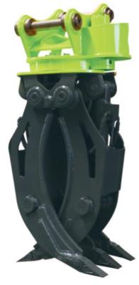 China Log grapple PC120 PC130 PC150 PC160 PC180 Hydraulic Rotary  Grapple For 12 13 15 16 18 Tons Excavator for sale