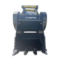 China OEM Excavator Crusher Bucket 5T-50T Capacity with Q345B+NM400 Material and Adjustable Output Size for Heavy Duty Rock Crushing for sale