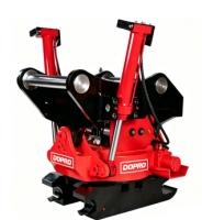 China Hydraulic Tiltrotator with 360° Rotation and +40-90° Swing for 1-30TON Excavators for sale