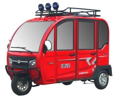 China Three Wheel 0.8KW 340Kg Electric Passenger Tricycle for sale