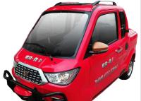 China Three Wheel Enclosed Gasoline Motorized Passenger Tricycle for sale