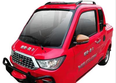 China Three Wheel Enclosed Gasoline Motorized Passenger Tricycle for sale
