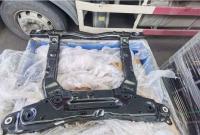China The black front subframe of steel-aluminum mixed structure of Geely Geometry A is used for car body parts. for sale