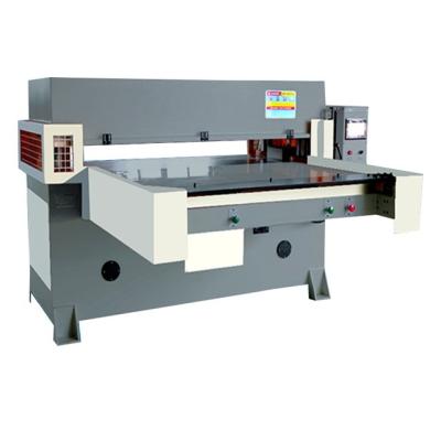 China Double Side Hydraulic Die Cutting Machine Easy Installation Belt Strap Cutting Machine for sale