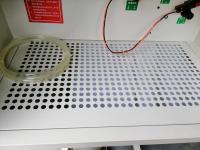 China 70 KG Desktop Pneumatic Auto Air-Absorbing Water-Based White Glue Spray Machine for Shoe Upper Packaging Box and Leather for sale