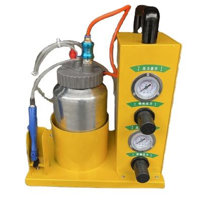 China Precise Control Leather Gluing Machine Easy Cleaning Glue Brushing Machine for sale