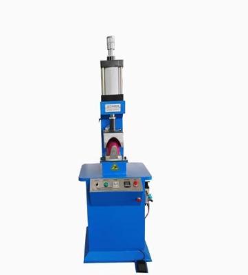 China Pneumatic Single Unit Toe Cap Shoe Vamp Pounding Machine With Blue Color And Package Dimensions for sale
