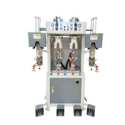 China Air Bag Two Cold Two Hot Back Part Molding Machine For Casual Shoes Footwear for sale