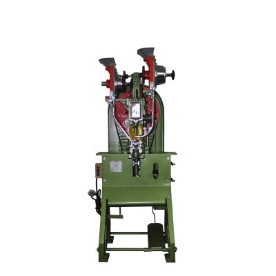 China FOSHAN Footwear Machine Automatic Eyelet Machine for Shoe Eyelet Riveting Weight 230KG Machine Dimensions 550*600*1430mm for sale