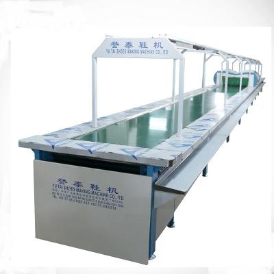 China Shoe Making Assembly Activation Cementing Line with Working Speed of 0-3000mm/minute and Customized Stainless Steel Build for sale