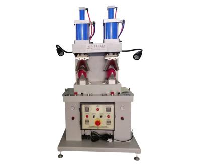 China 300 Pairs/Hrs Pneumatic Double-head Shoe Upper Crimping Bending Machine Shoes Machine 1050*650*1970 MM for sale
