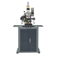 China Semi-automatic Blue/gray Pneumatic Embossing And Ironing Machine Hot Stamping Machine For Leather With Fast Stamping Speed for sale
