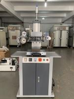 China Semi-automatic Blue/gray Pneumatic Embossing And Ironing Machine Hot Stamping Machine For Leather With Fast Stamping Speed for sale