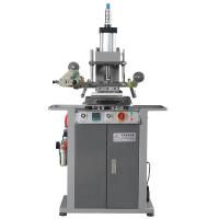 China Pneumatic Shoe Making Machine Fabric Logo 3D Embossing Hot Foil Stamping Machine for sale