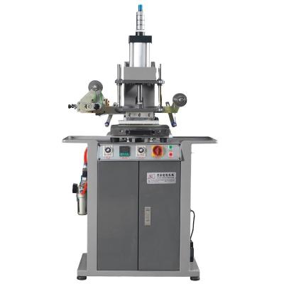 China Pneumatic Shoe Making Machine Fabric Logo 3D Embossing Hot Foil Stamping Machine for sale