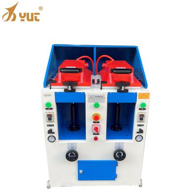 China YT-2005DA Fully automatic Sandals shoe sole pressing machine bottom attaching machine double heads working for sale