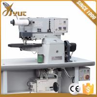 China 220V Voltage YT-701A-B Automatic Hot Melt Gluing Leather Edge Folding Machine with Machine Dimension of 1200*550*1280 MM for sale