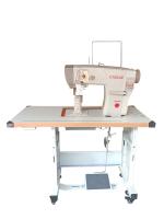 China Computer Design Single Needle Sewing Machine 115KG Weight Video Technical Support and Spare Parts for sale