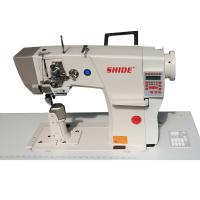 China 615*240*500 mm Sewing Head Dimensions Single Needle Automatic Post Bed Leather Shoe Sewing Machine for Clearance Width 245mm for sale
