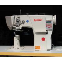 China 615*240*500 mm Sewing Head Dimensions Single Needle Automatic Post Bed Leather Shoe Sewing Machine for Clearance Width 245mm for sale