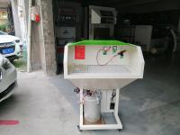 China Manufacturing Plant Strong Leather Fabric Insole Latex Gluing Spray Gun Machine with Production for sale