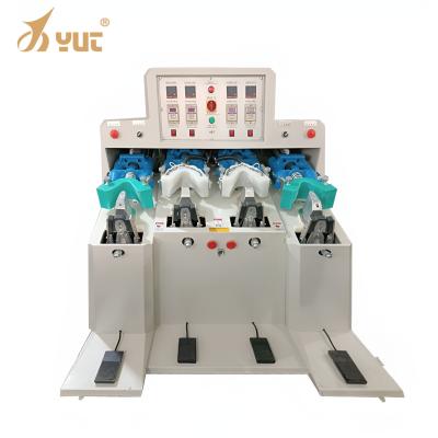 China 280KG 3.5kw Two Hot Two Cold Automatic Counter Molding Shoe Back Part Making Machine for Customer Requirements for sale