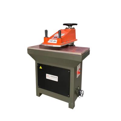 China 20ton Artificial Genuine Leather Car Seat Swing Arm Die Cutting Machine Rocker Press Clicker for Manufacturing Plant Shoe for sale