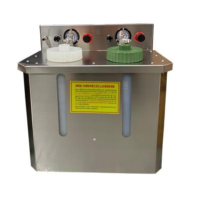 China YUTAI Stainless Steel 3kg Glue Capacity Per Jar Shoe Gift Bag Packing Glue Filling Machine With Two Gun for sale