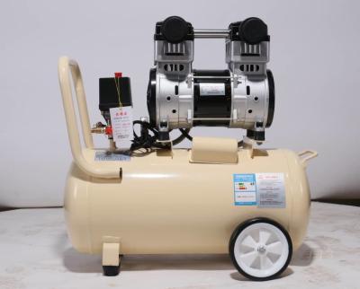 China Kuli 40L Silent Oil-Free Small 220v Pump Dental Woodworking Repair Paint Air Compressor Universal Tool Kit Set Machine for sale