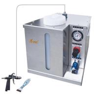 China Original Manufacturer 3 Liter Shoe Outsole Pneumatic Glue Brushing Machine Double Head Hand Glue Brushing Machine for sale