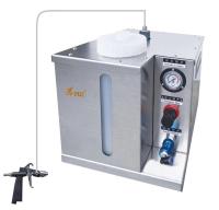 China Original Manufacturer 3 Liter Shoe Outsole Pneumatic Glue Brushing Machine Double Head Hand Glue Brushing Machine for sale