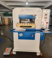 China 120Ton Inteligent Hydraulic Vamp Upper PU Leather Bag LOGO Heat Press Leather Embossing Machine for sale