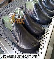 China Shoe Heat Setting Machine offering wrinkle removal and smoothness improvement through vacuum heat and double cycle system for sale