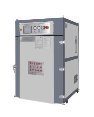 China Shoe Heat Setting Machine featuring easy and fast operation with included shoe trolley cart for shoe heating and vacuum setting for sale