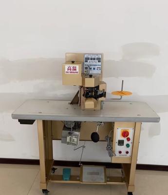 China Automatic Plastic Zipper Bag Automatic Midsole Wrapping Machine Microcomputer Midsole Wrapping for sale