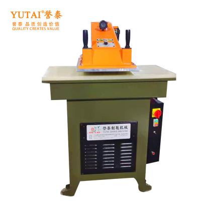 China 22Ton Hydraulic Die Cutting Machine Designed for Cutting of Leather Plastic Leather Nylon Leather Foam and Other Materials with Consumption for sale