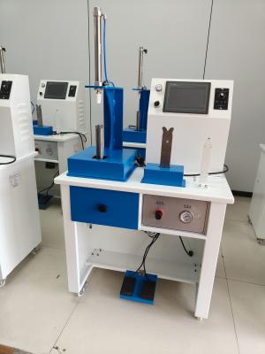 China Shoe Making Machine with Pedal Switch Operation and PLC Touch Screen for Flipping and Stretching of Various Shoe Tongues for sale