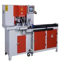 China Aluminum CNC 45 Degree Double Saw Blade Wardrobe Cutting Machine 0.1mm Precision for sale