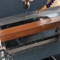 China 3 Axis Aluminum PVC Profile Drilling and Milling Machine for Door Window Processing 0.02mm Precision for sale