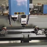 China CNC 3000mm Two Spindle Fully Automatic Aluminium Window Drilling Milling Machine for sale