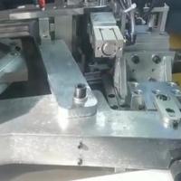 China Aluminium crimping machine double head machine aluminium doors corner forming machine for sale