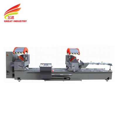 China CNC Double Mitre Saw 380V 50Hz for Aluminum Window Door Profile Cutting with 0.1mm Precision for sale
