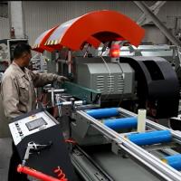 China Horizontal aluminium pvc window making cutting saw aluminum cnc cutting machine for sale