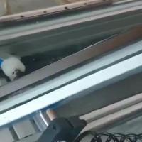 China Automatic UPVC Window Wool Strip Insertion Machine 45 90 Degree Profile Processing for sale