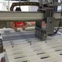 China CNC door assembly pvc automatic window insertion machine rubber sealing aluminum profile for sale