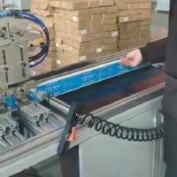 China Automatic UPVC Window Wool Strip Insertion Machine 45 90 Degree Profile Processing for sale